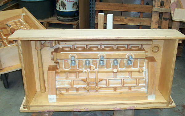 DMD - Aluminium Engine Block - Pattern Making - healeyfactory.com.au