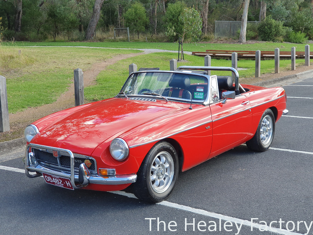 1975 MG MGB V8 (SOLD) - healeyfactory.com.au